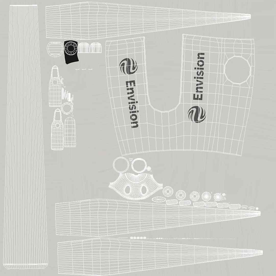 Envision 3-X MW Platform Wind Turbine 3D Model - TurboSquid 2272832