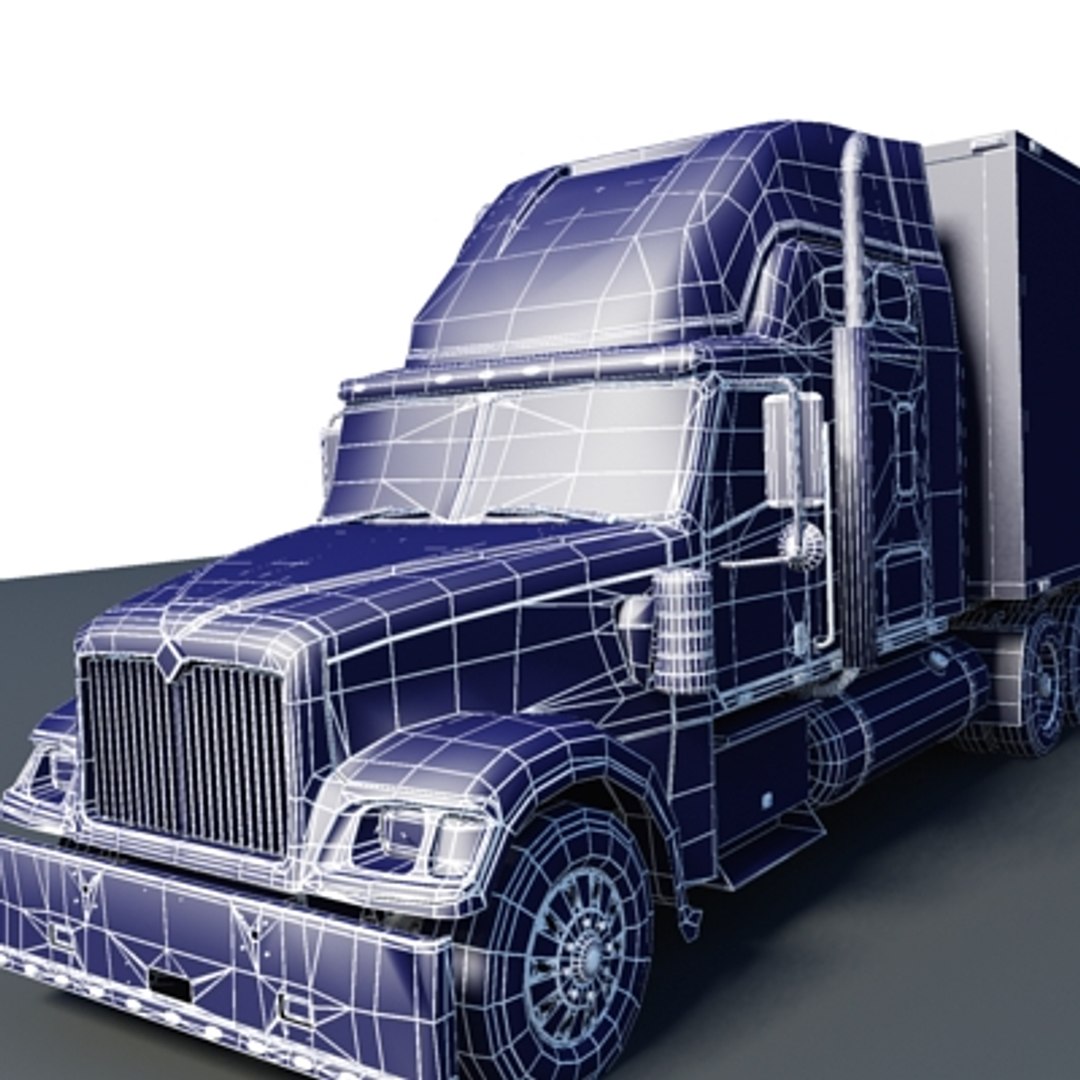 International 9900ix Internatinal 3d Model