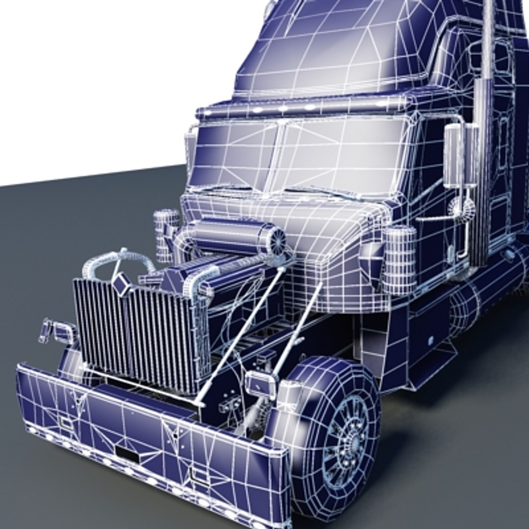 International 9900ix Internatinal 3d Model