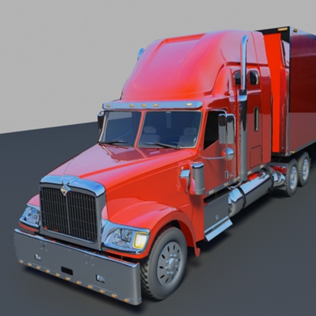 International 9900ix Internatinal 3d Model