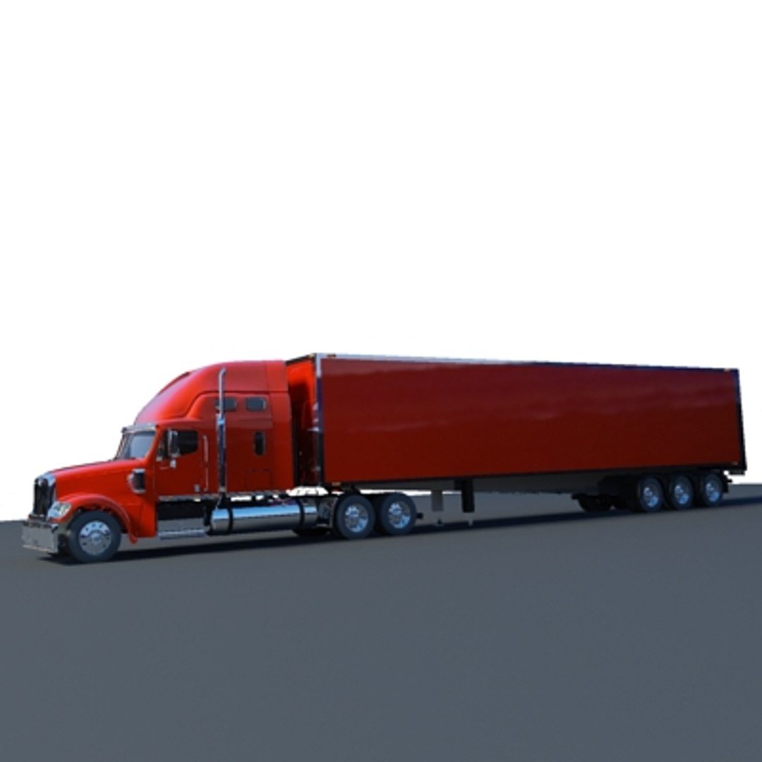 International 9900ix Internatinal 3d Model