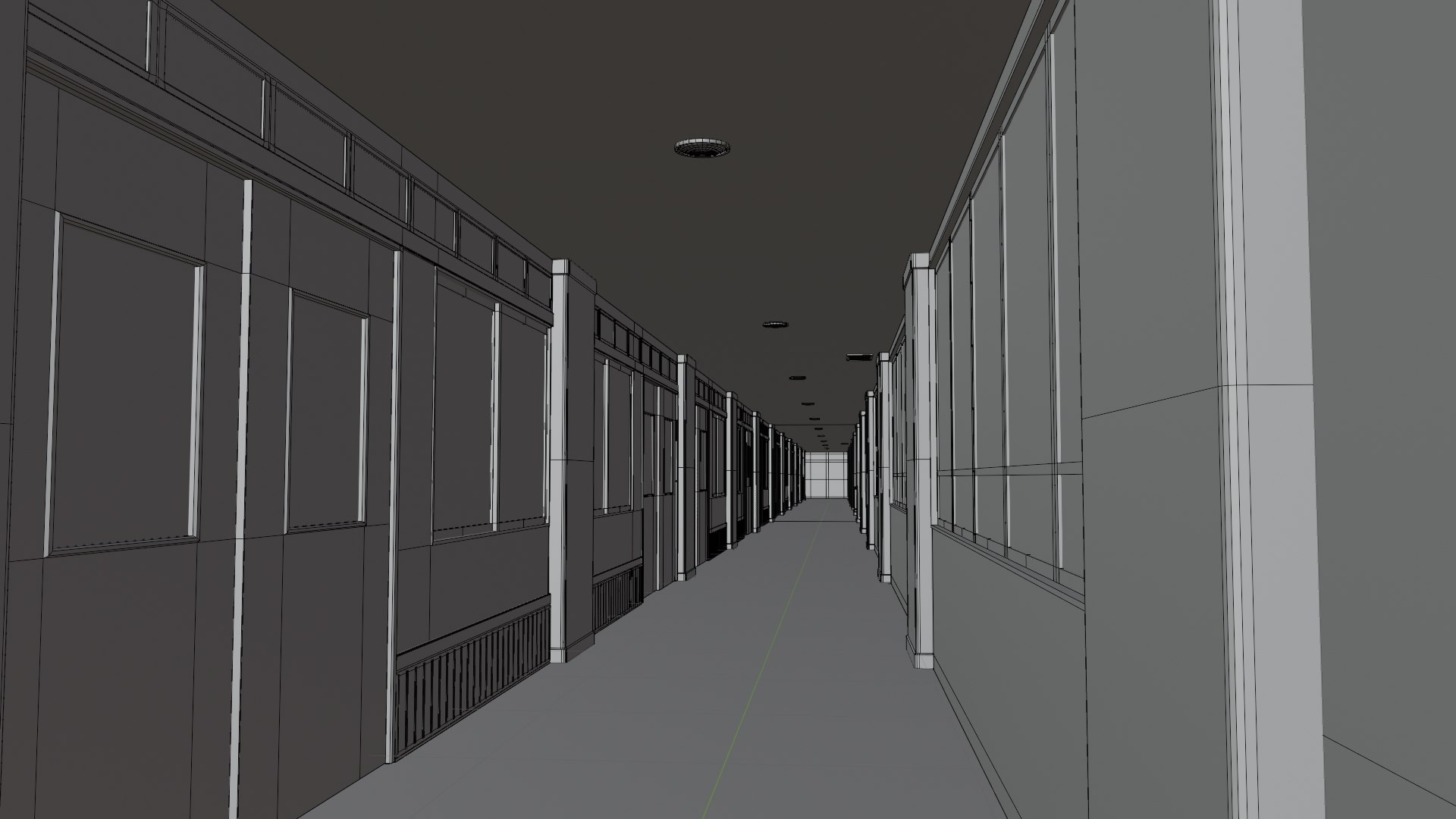3D Anime Corridor - TurboSquid 1960647