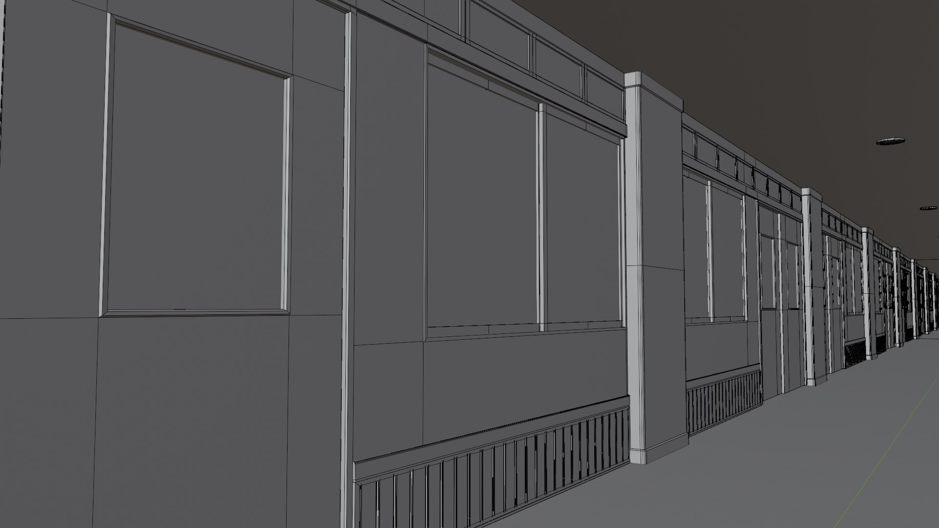 3D Anime Corridor - TurboSquid 1960647