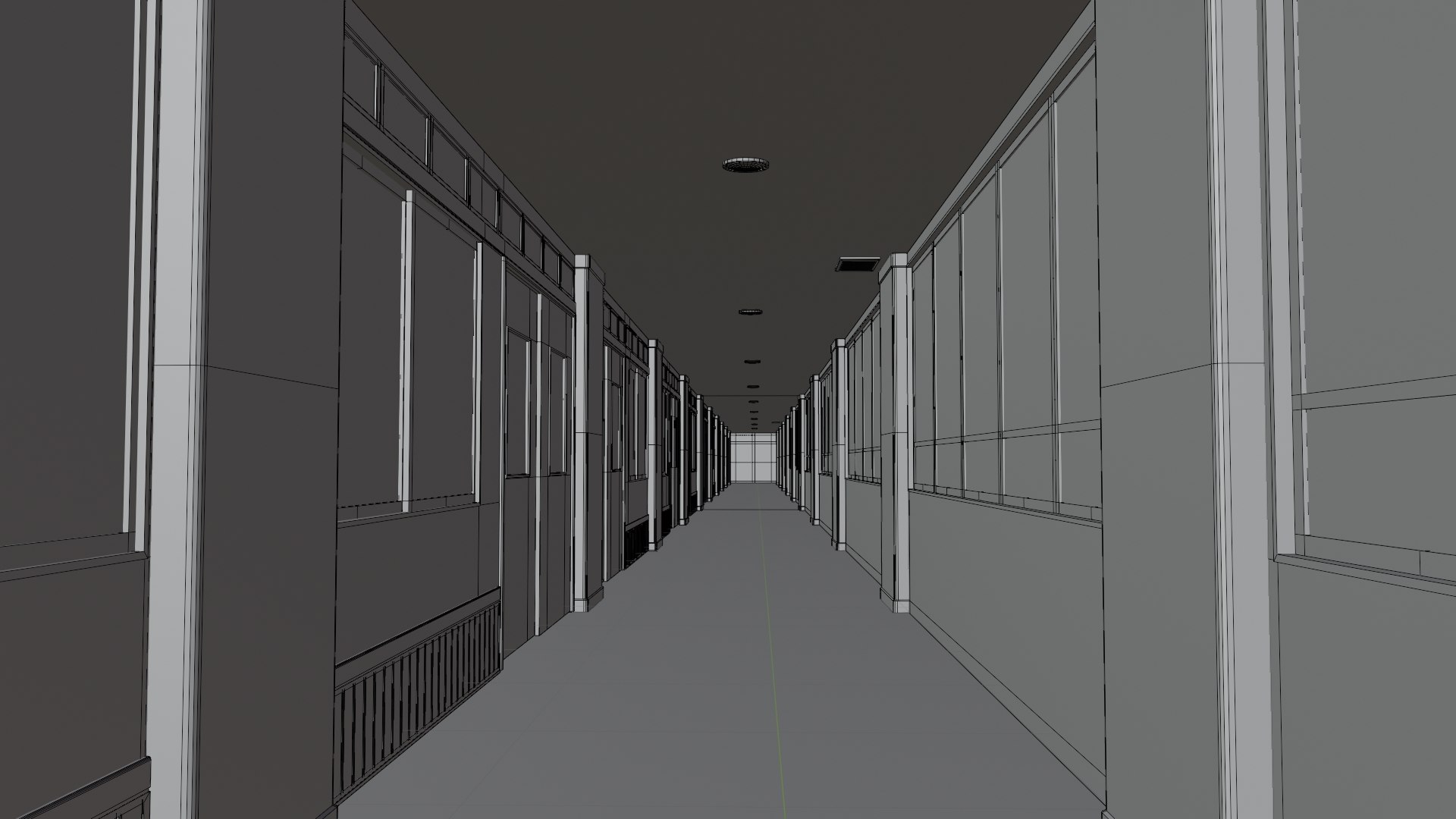 3D Anime Corridor - TurboSquid 1960647