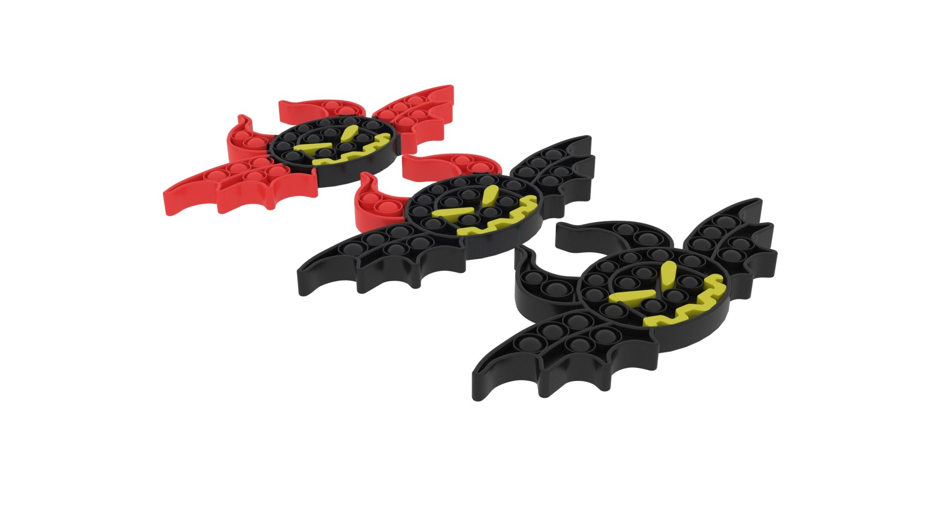 Flying Pumpkin Pop It Fidget Toys Set model - TurboSquid 1809773