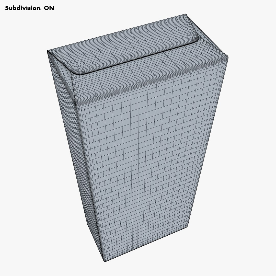 Package Cardboard Trapezoid Box M 2 3D Model - TurboSquid 2147425