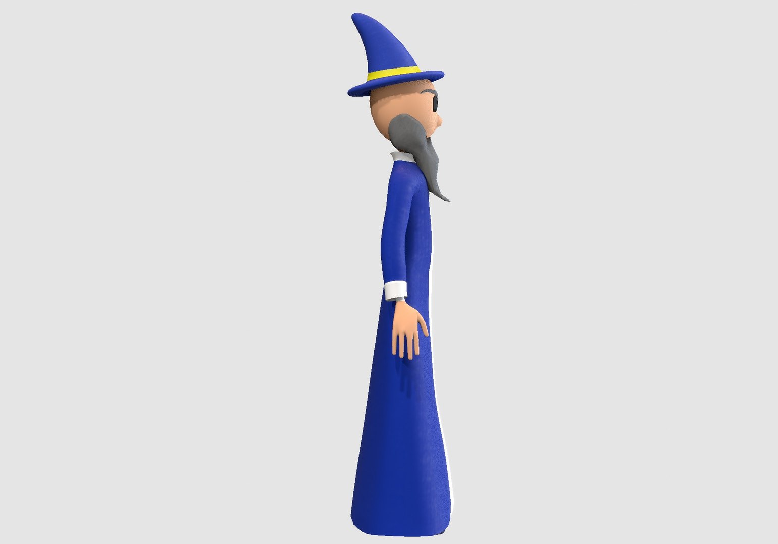 3D Male Cartoon Wizard - TurboSquid 1913632