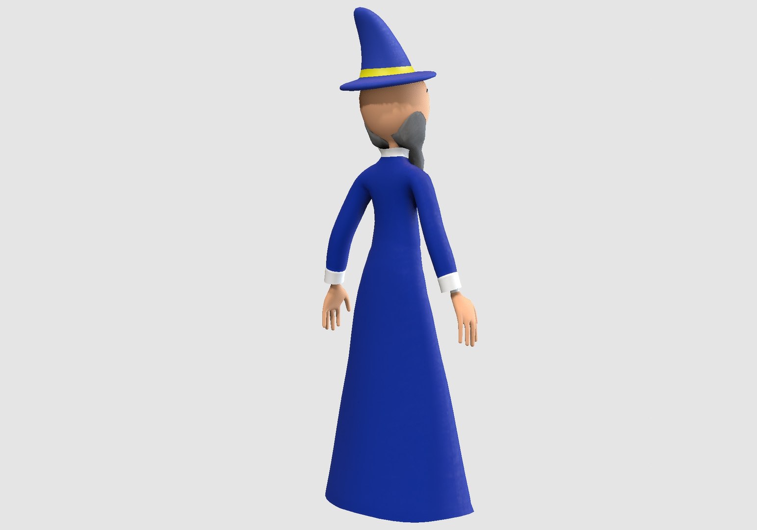 3D Male Cartoon Wizard - TurboSquid 1913632