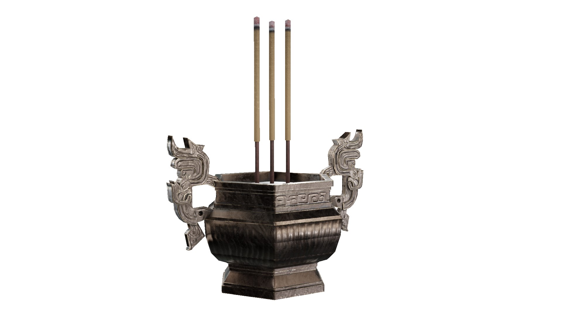 3D Temple Small Censer - TurboSquid 2239719
