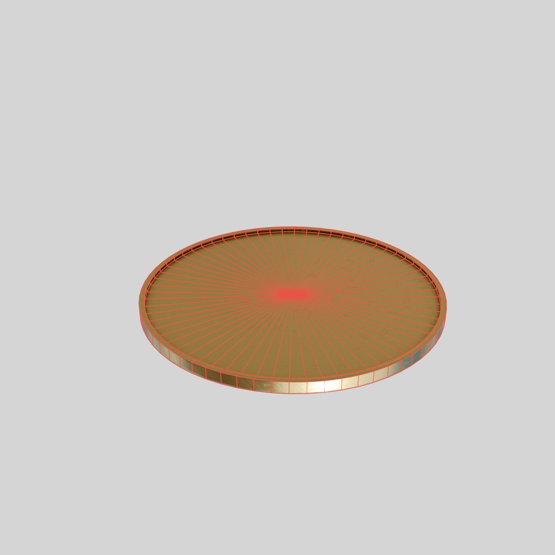 Free 3D Simple Gold Coin Model - TurboSquid 2084198