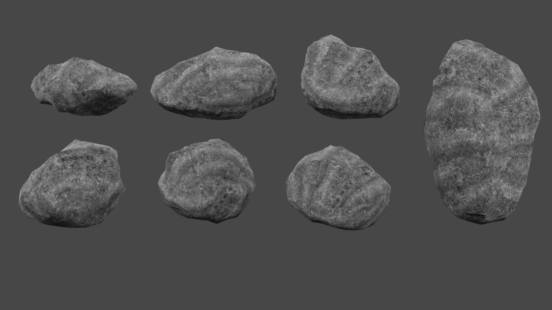 3D Stone Landscape Rock Model - TurboSquid 1591492