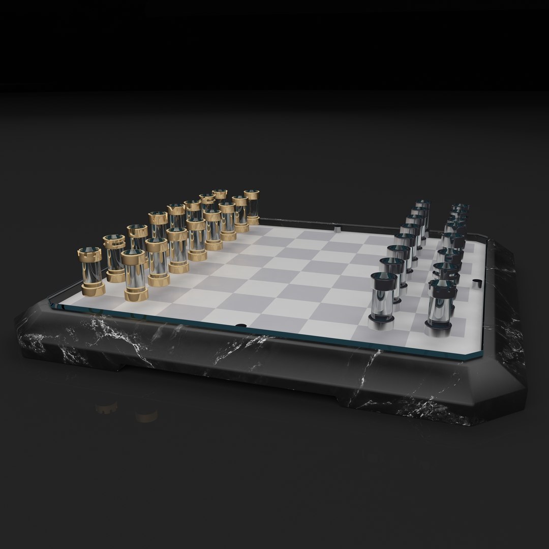 3D teckell checkerboard stratego board model - TurboSquid 1411923