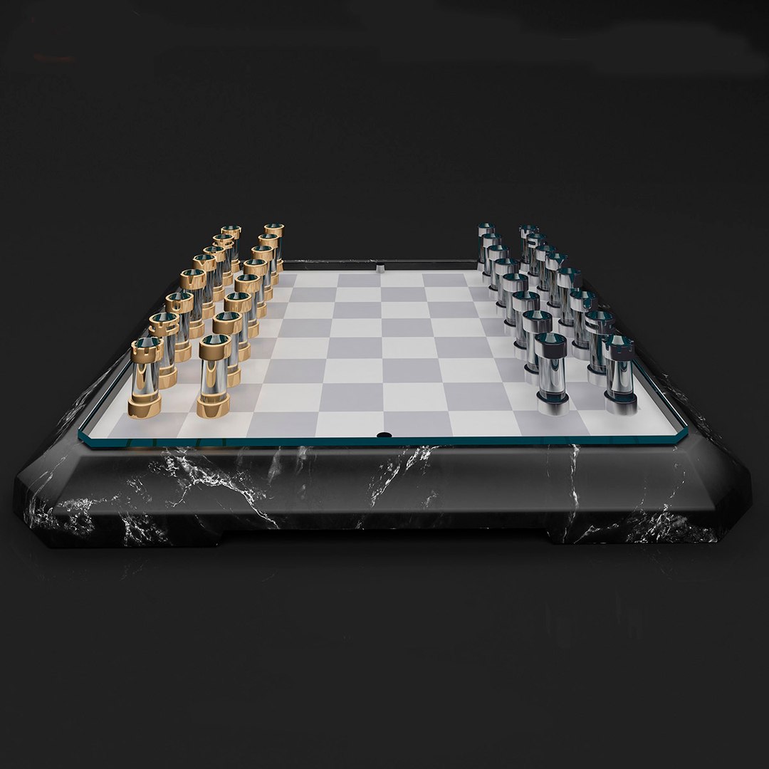 3D teckell checkerboard stratego board model - TurboSquid 1411923