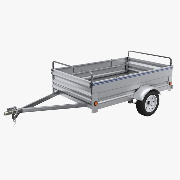 Trailer utility 3D model - TurboSquid 1569365