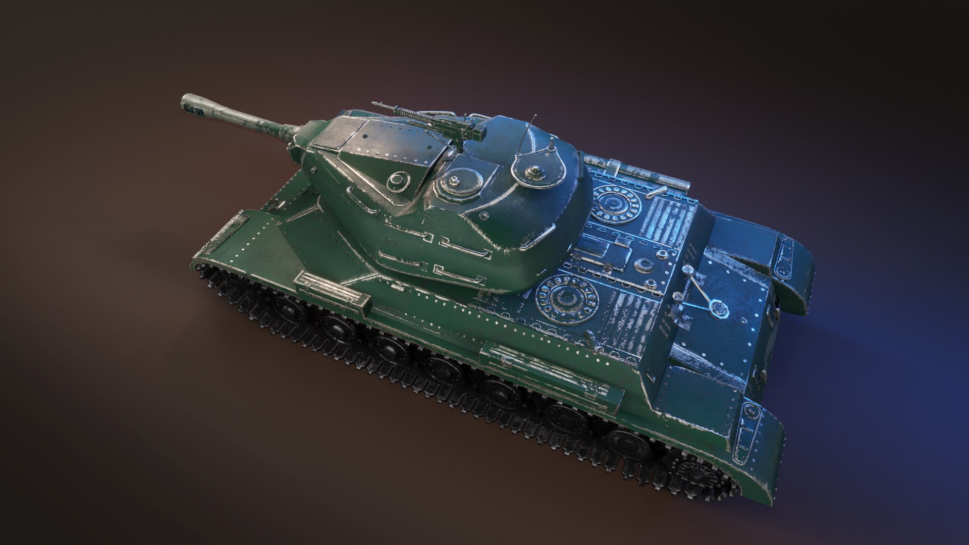 Tank Model - TurboSquid 1684359