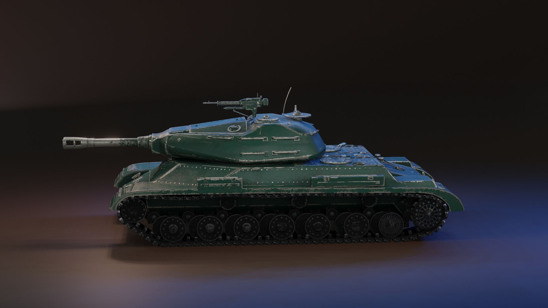 Tank Model - TurboSquid 1684359
