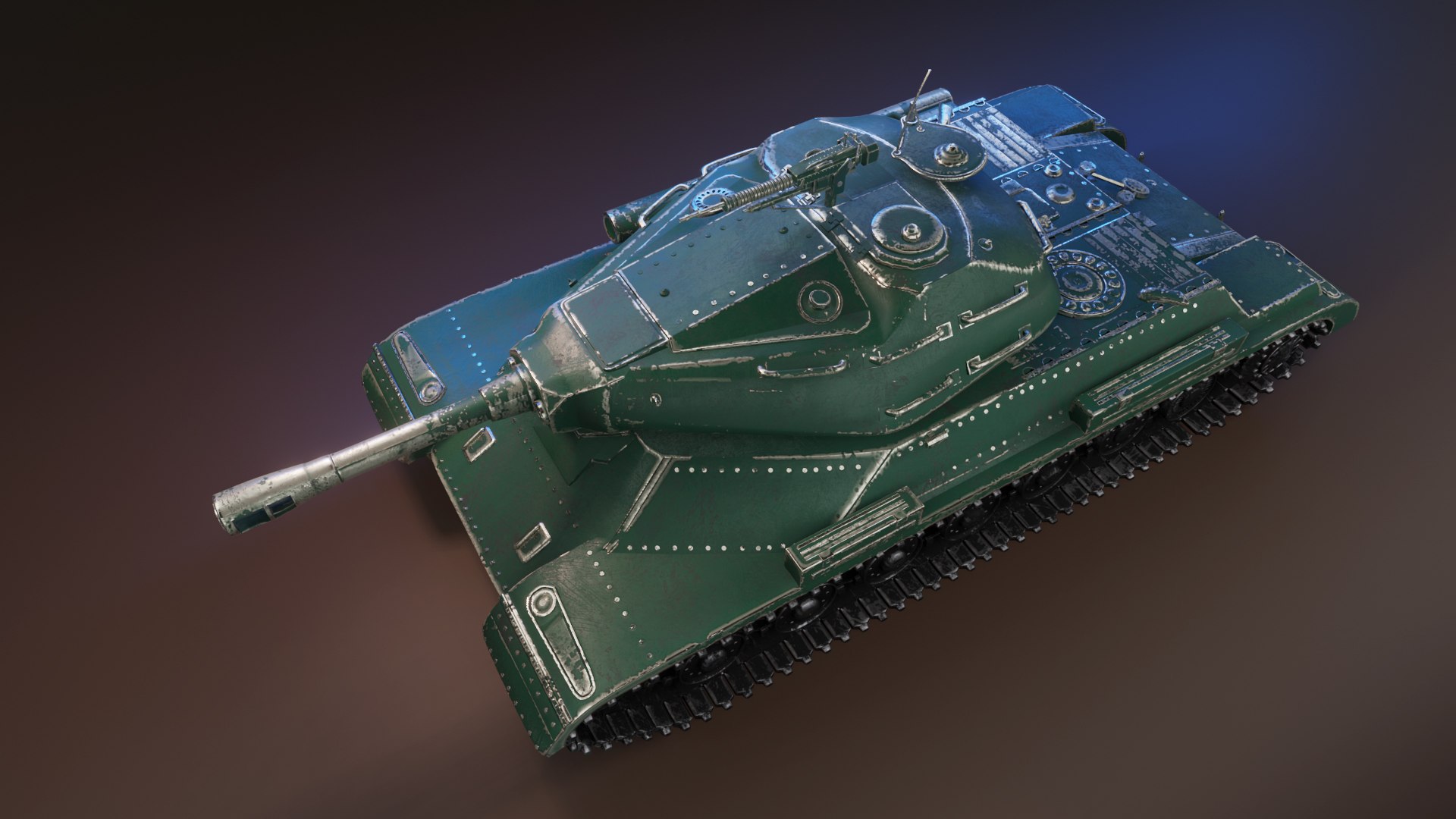 Tank Model - TurboSquid 1684359