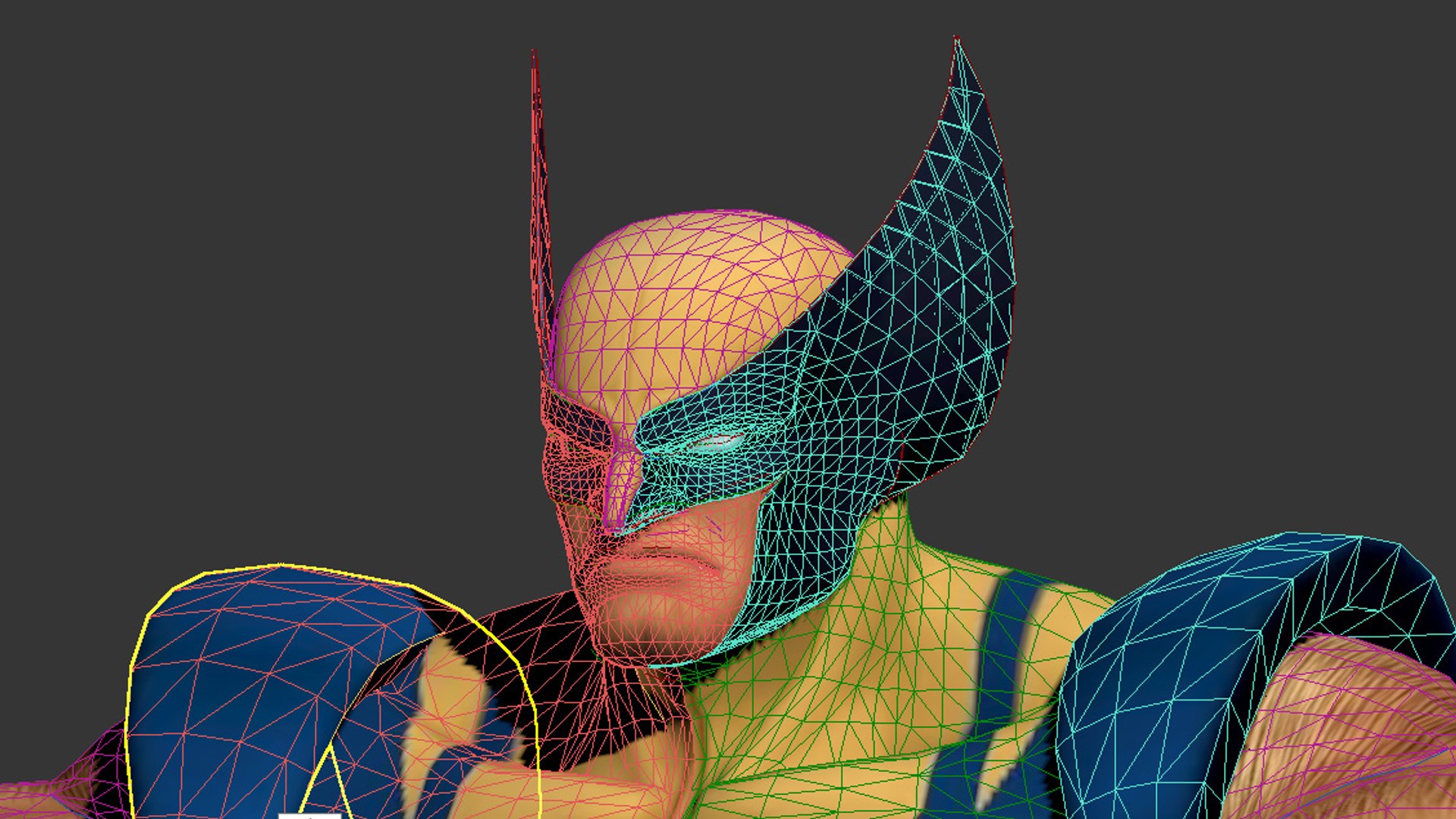 3D Model Hero Character Superhero - TurboSquid 1594162