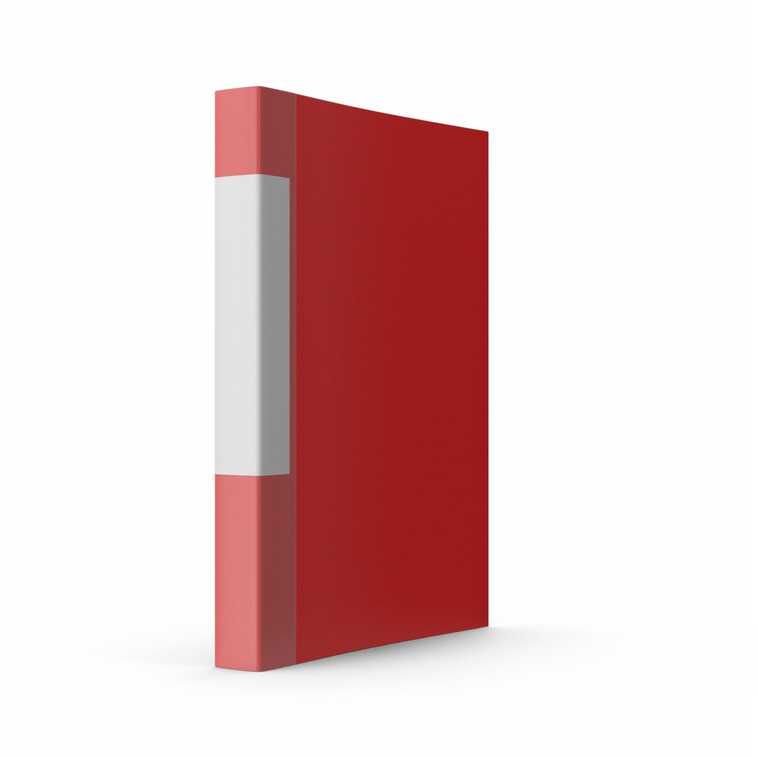 3D Red Office File Folder model - TurboSquid 2106663