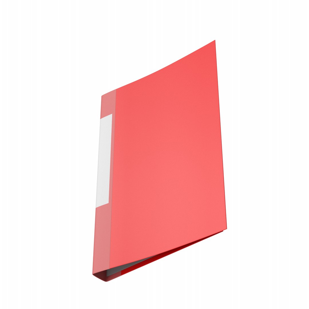 3D Red Office File Folder model - TurboSquid 2106663