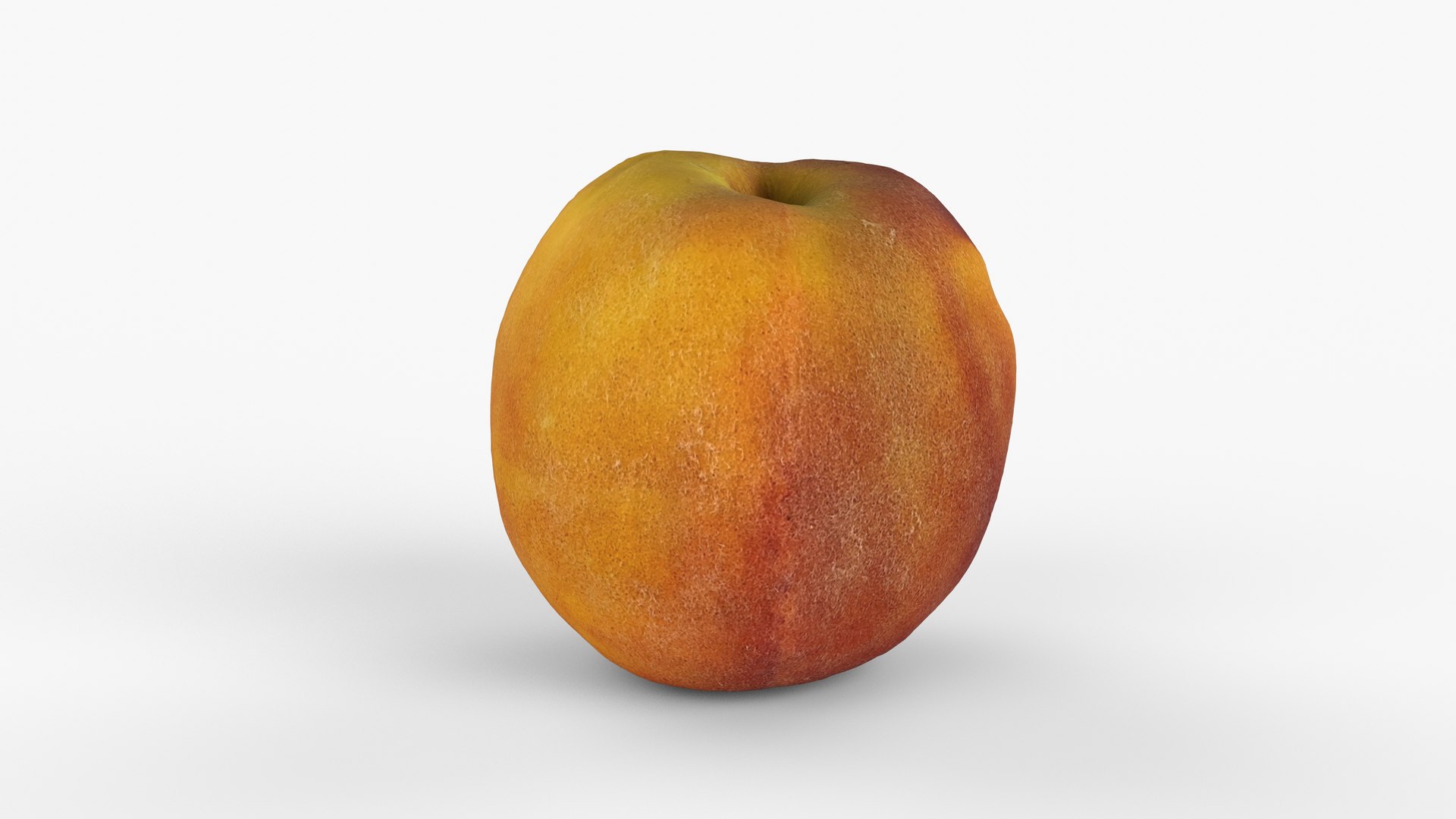 3D Photorealistic 3D Scan Of Peach - TurboSquid 2447516