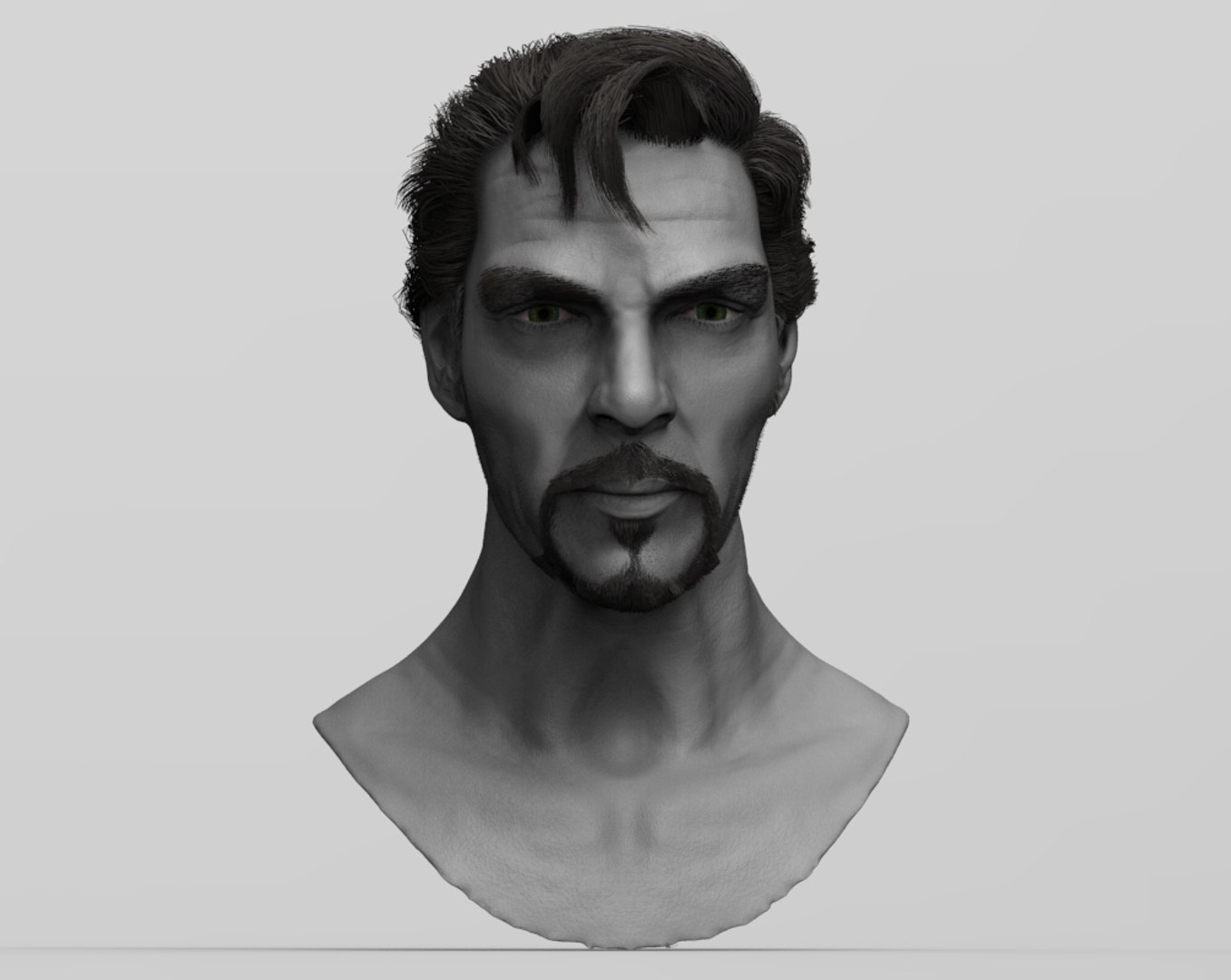 Benedict Cumberbatch Head 3D Model - TurboSquid 1269889