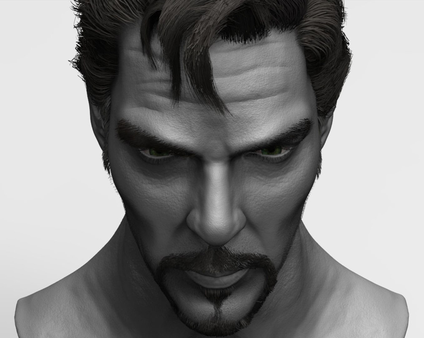Benedict Cumberbatch Head 3D Model - TurboSquid 1269889