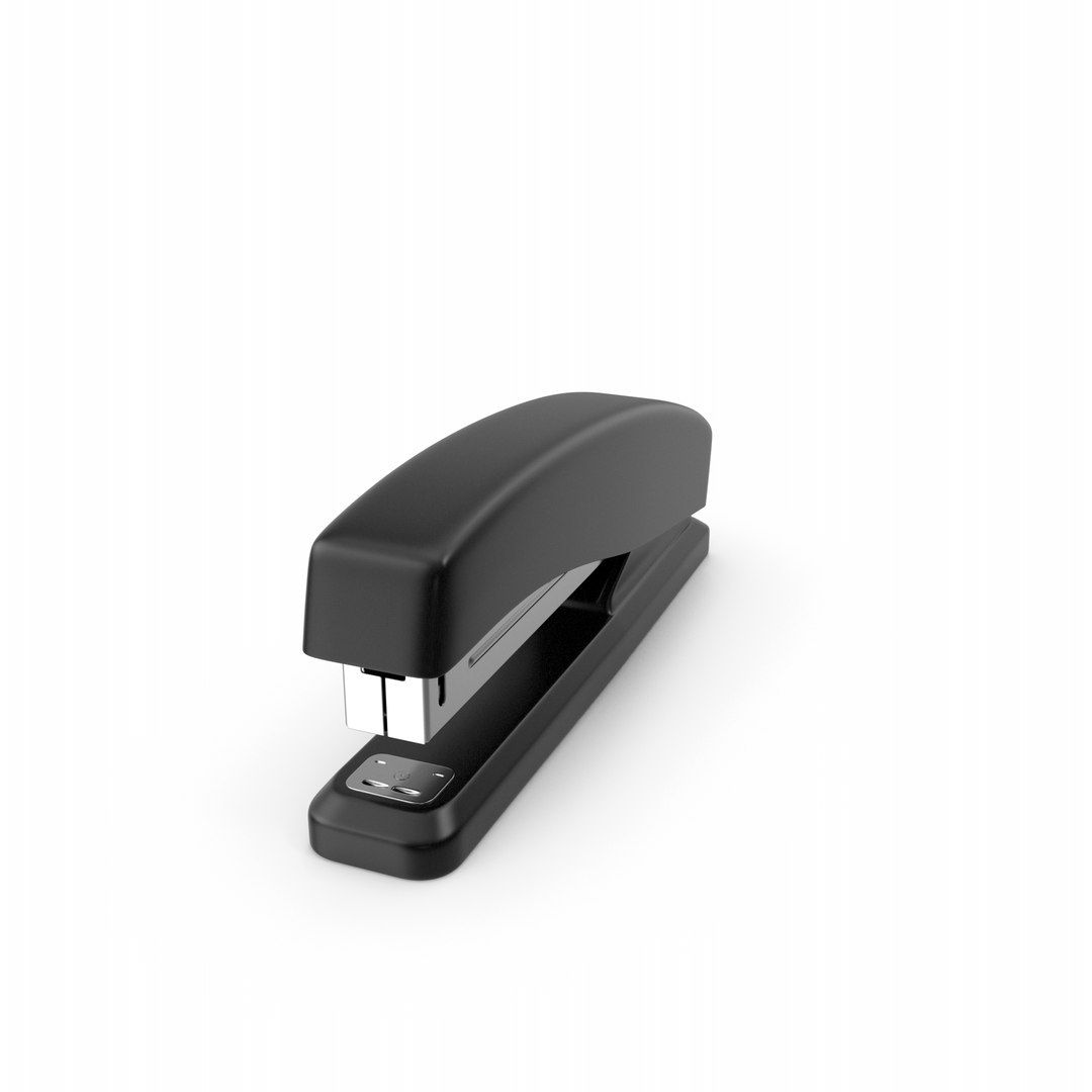 3D Model Black Stapler - TurboSquid 1841381