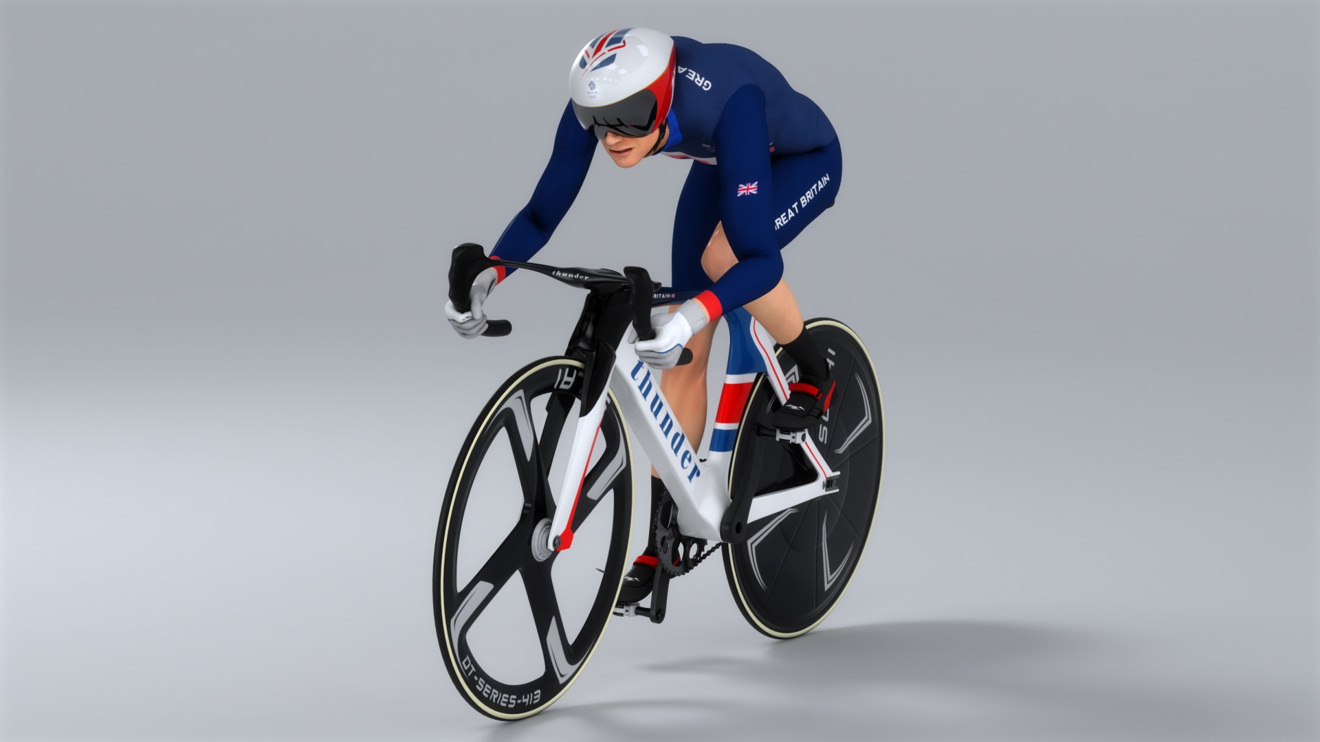 Cyclist animation model - TurboSquid 1614976