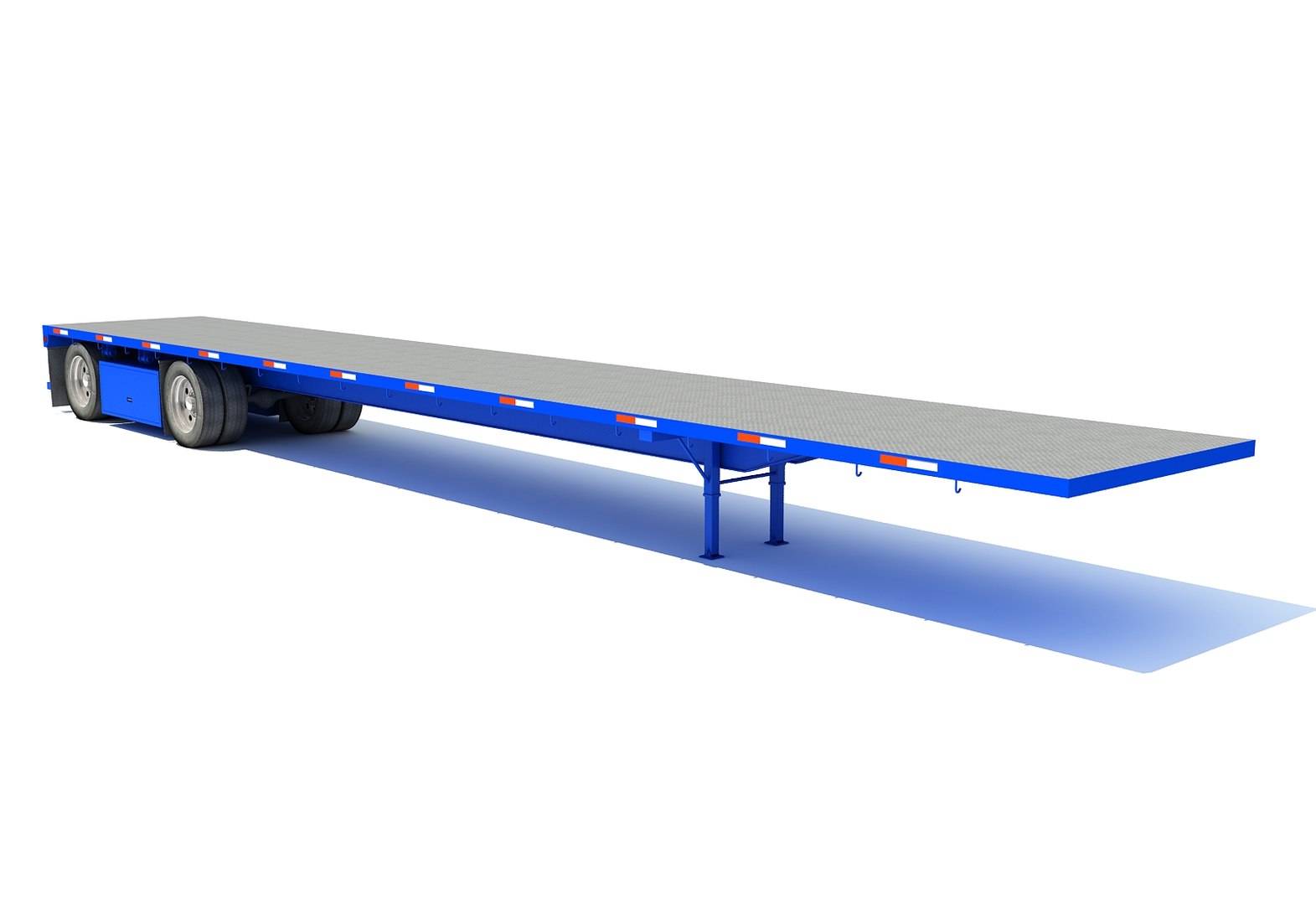 3D flatbed trailer model - TurboSquid 1397573