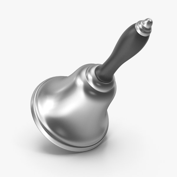3D Hand Bell Silver - TurboSquid 1869734