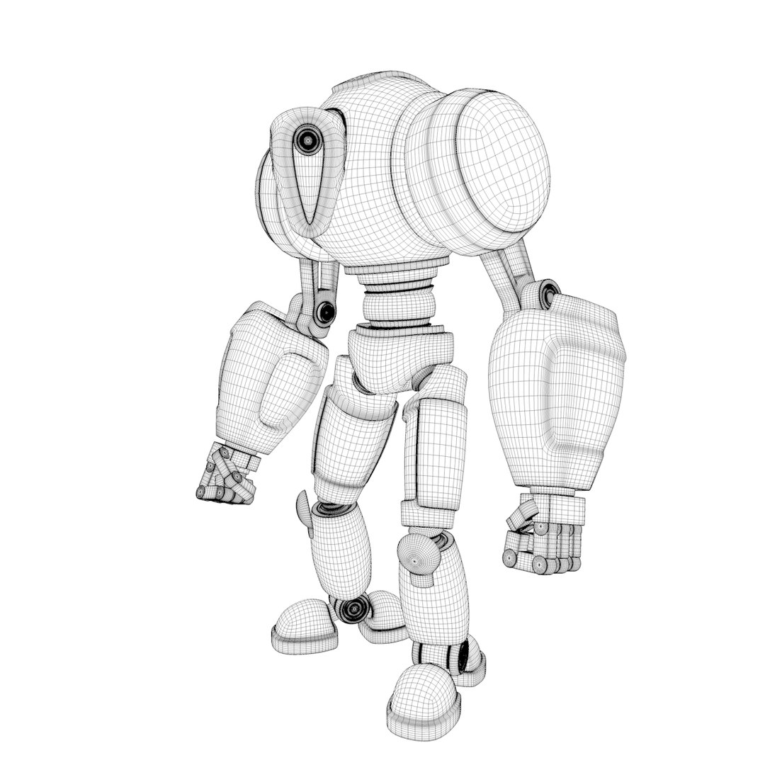 3D Robot Rigged Model - TurboSquid 1475842