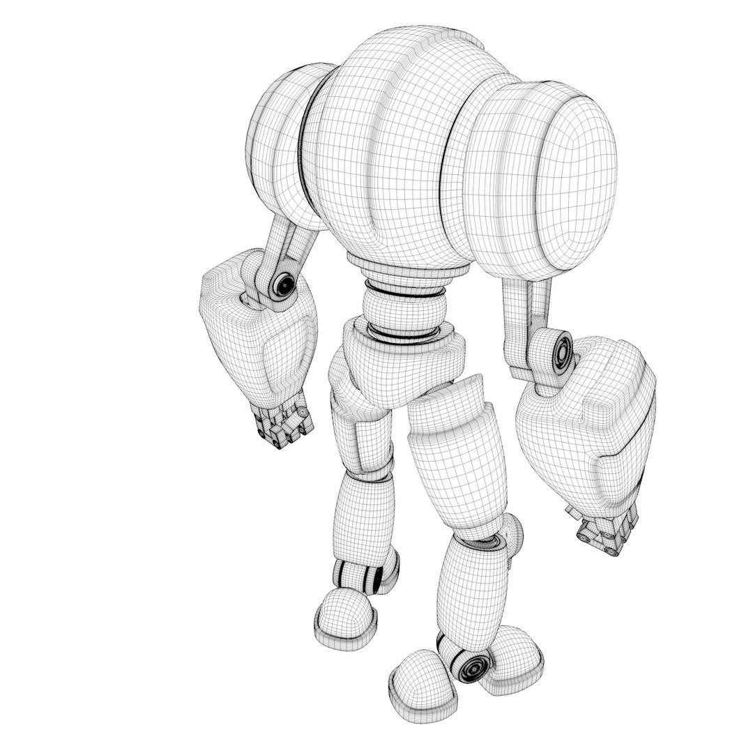 3D Robot Rigged Model - TurboSquid 1475842