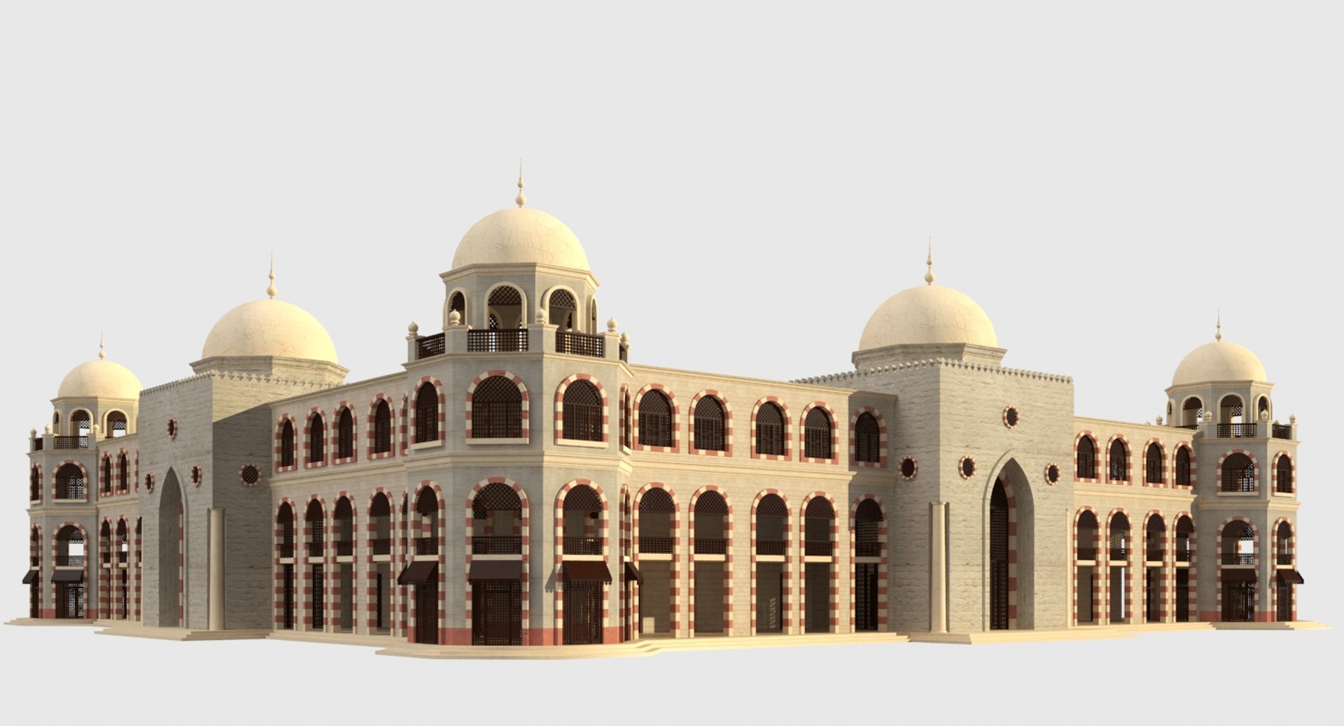 Building Islamic 3D Model - TurboSquid 1173859