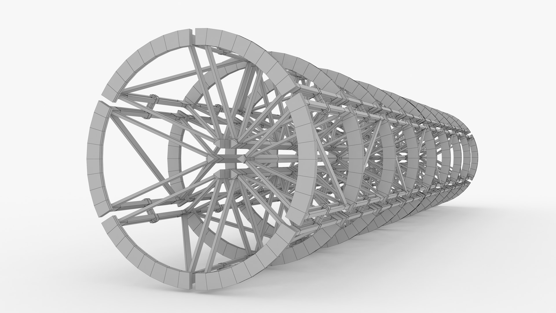 3D Space Station Truss - TurboSquid 2067917