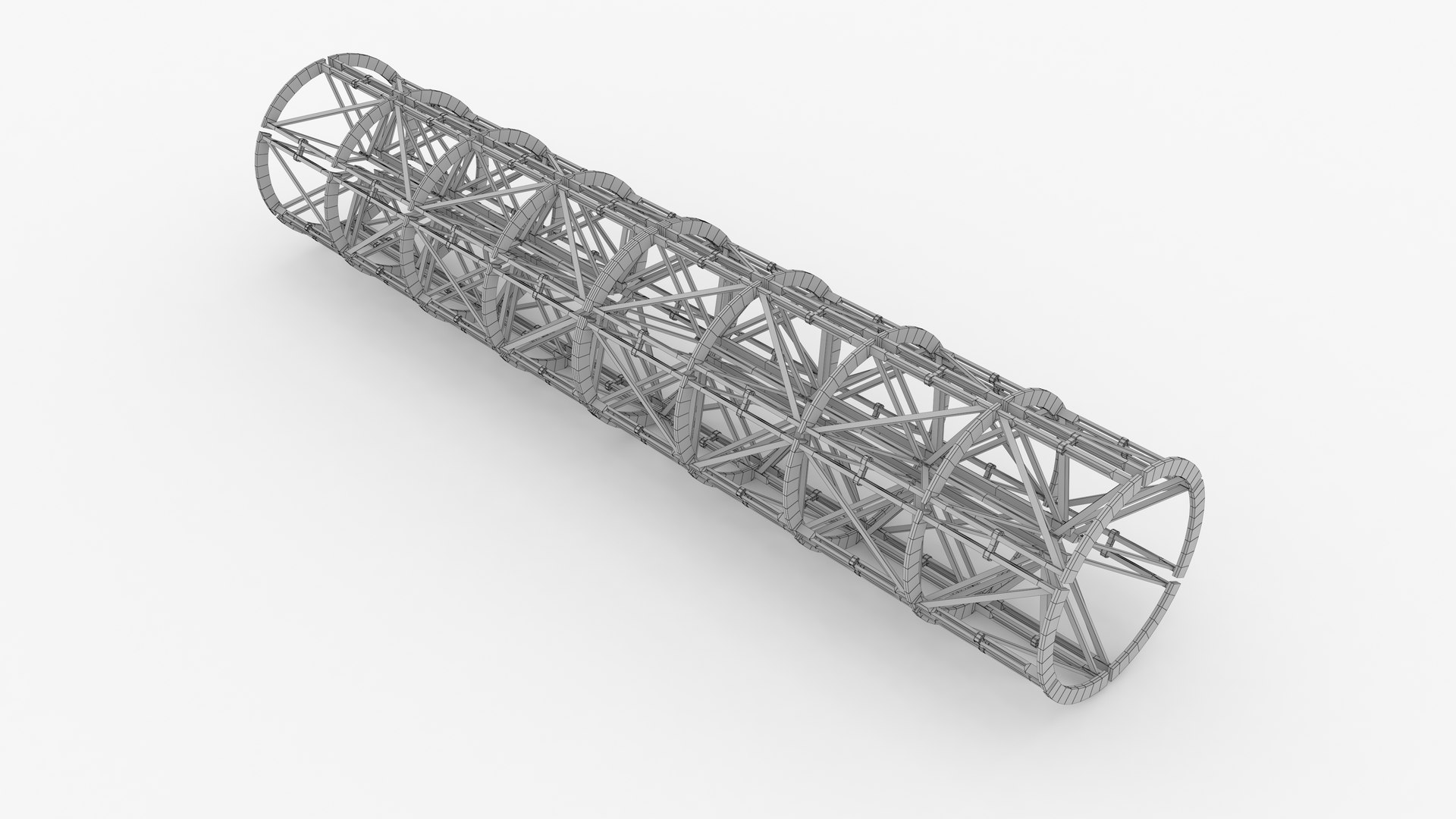 3D Space Station Truss - TurboSquid 2067917