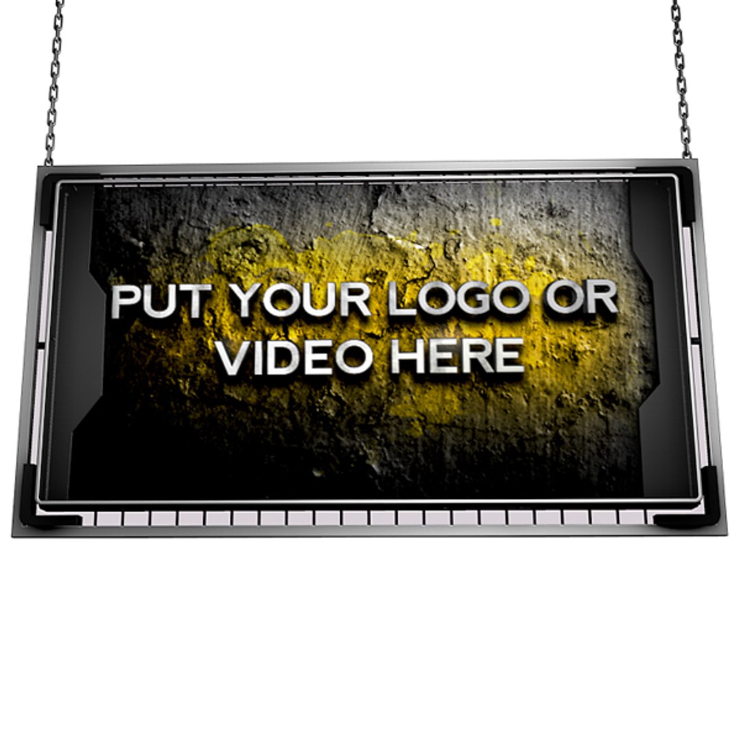 3d Model Of Video Screen