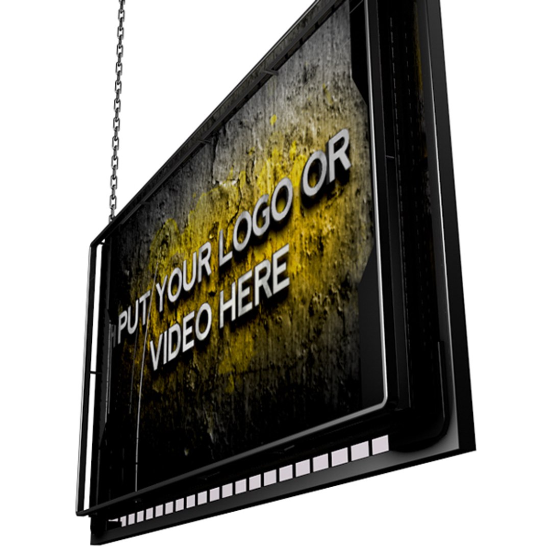 3d Model Of Video Screen