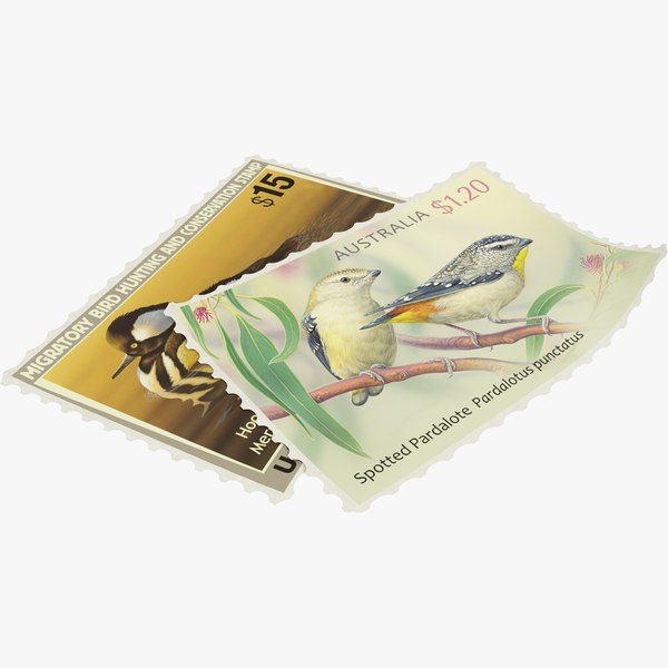 3D postage stamps - TurboSquid 1423348