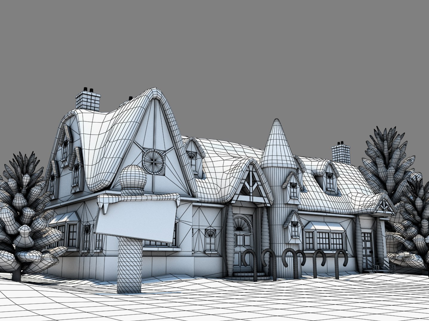 Santas Workshop North Pole 3D Model - TurboSquid 1356209