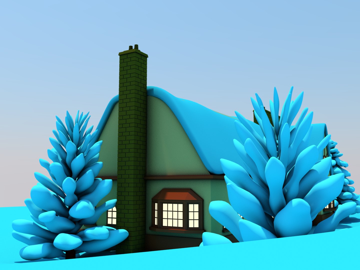 Santas Workshop North Pole 3D Model - TurboSquid 1356209