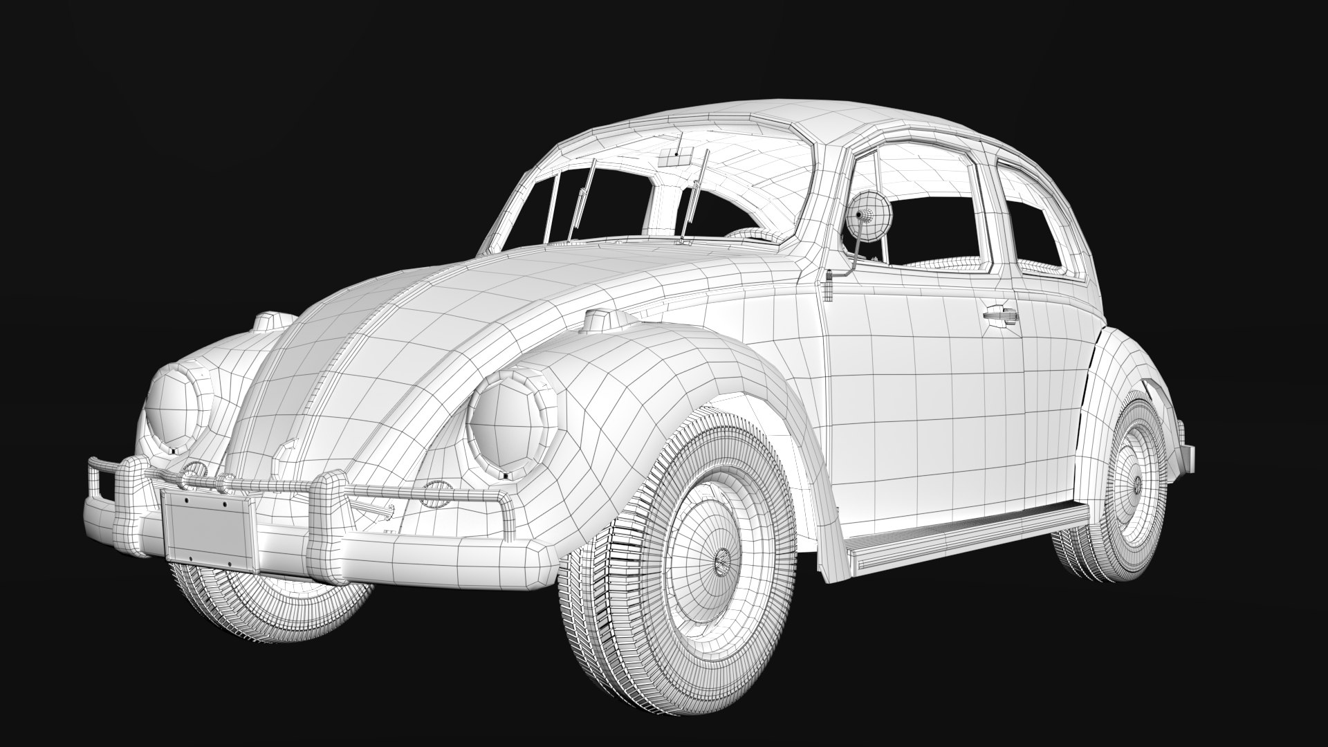 Volkswagen Beetle 3D Model - TurboSquid 1960630
