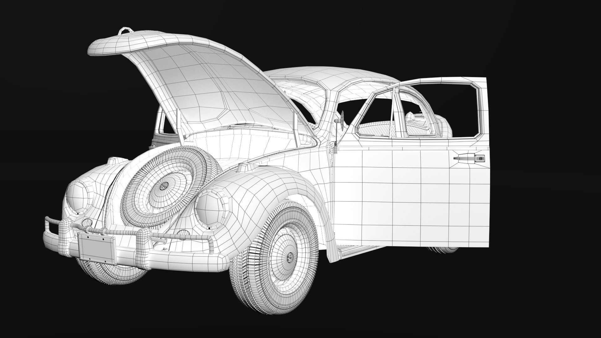 Volkswagen Beetle 3D Model - TurboSquid 1960630