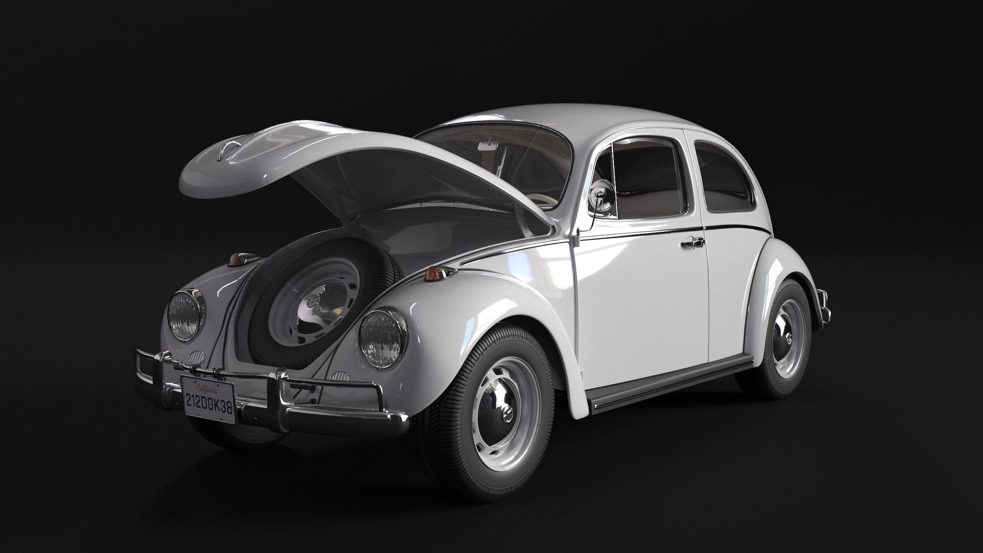 Volkswagen Beetle 3D model - TurboSquid 1960630