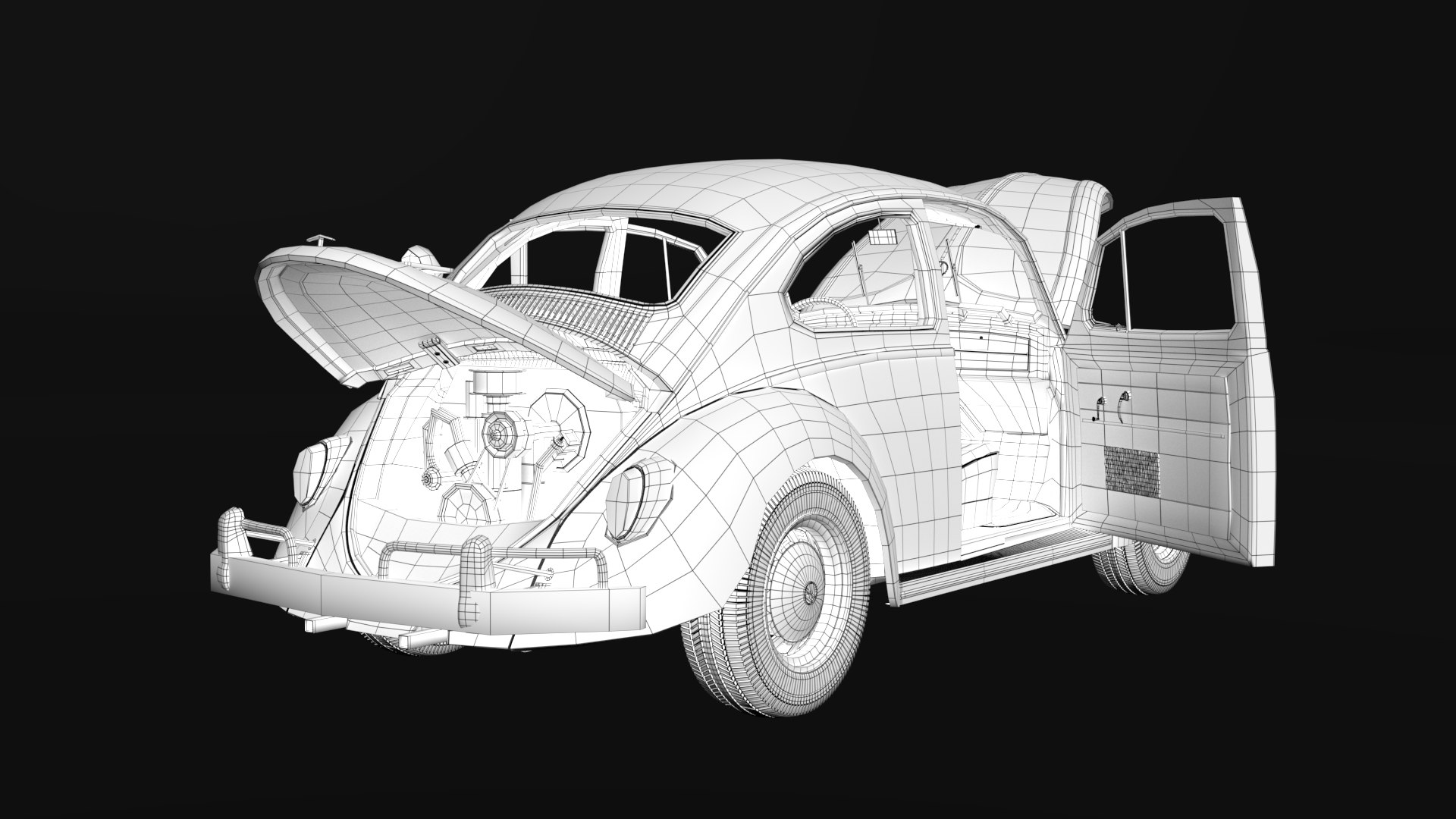 Volkswagen Beetle 3D Model - TurboSquid 1960630