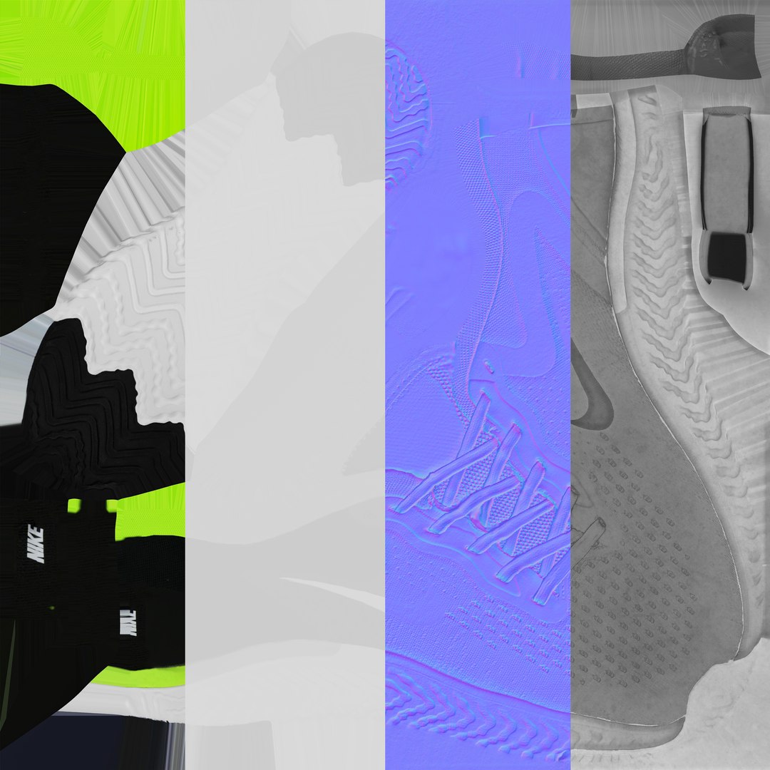 Male Nike Sneakers 04 3D Model - TurboSquid 1662422