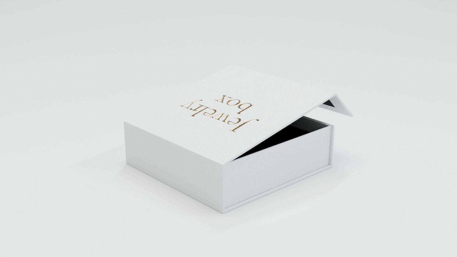 3D Model Of A Magnet Closure Box With Collapsible Lid 3D Model ...
