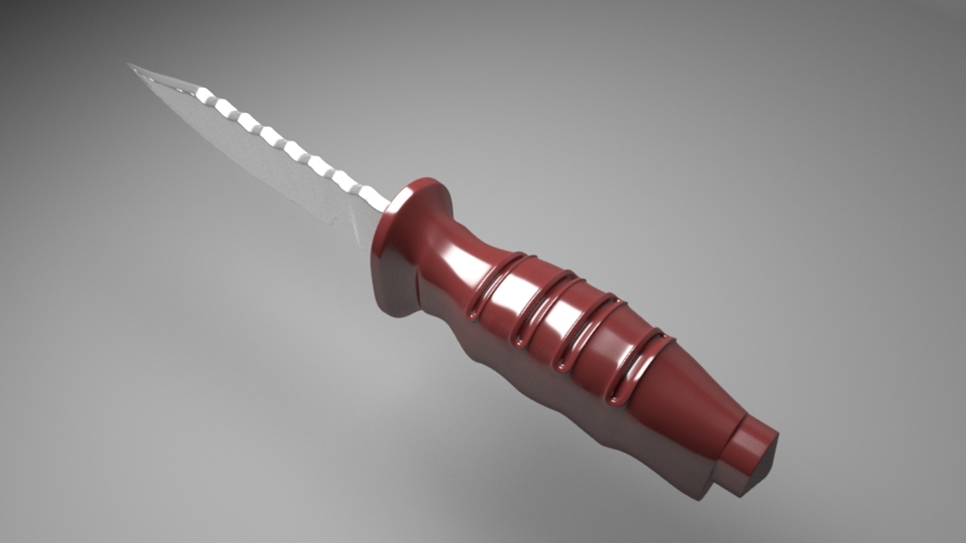 Hand knife 3D model - TurboSquid 1192653
