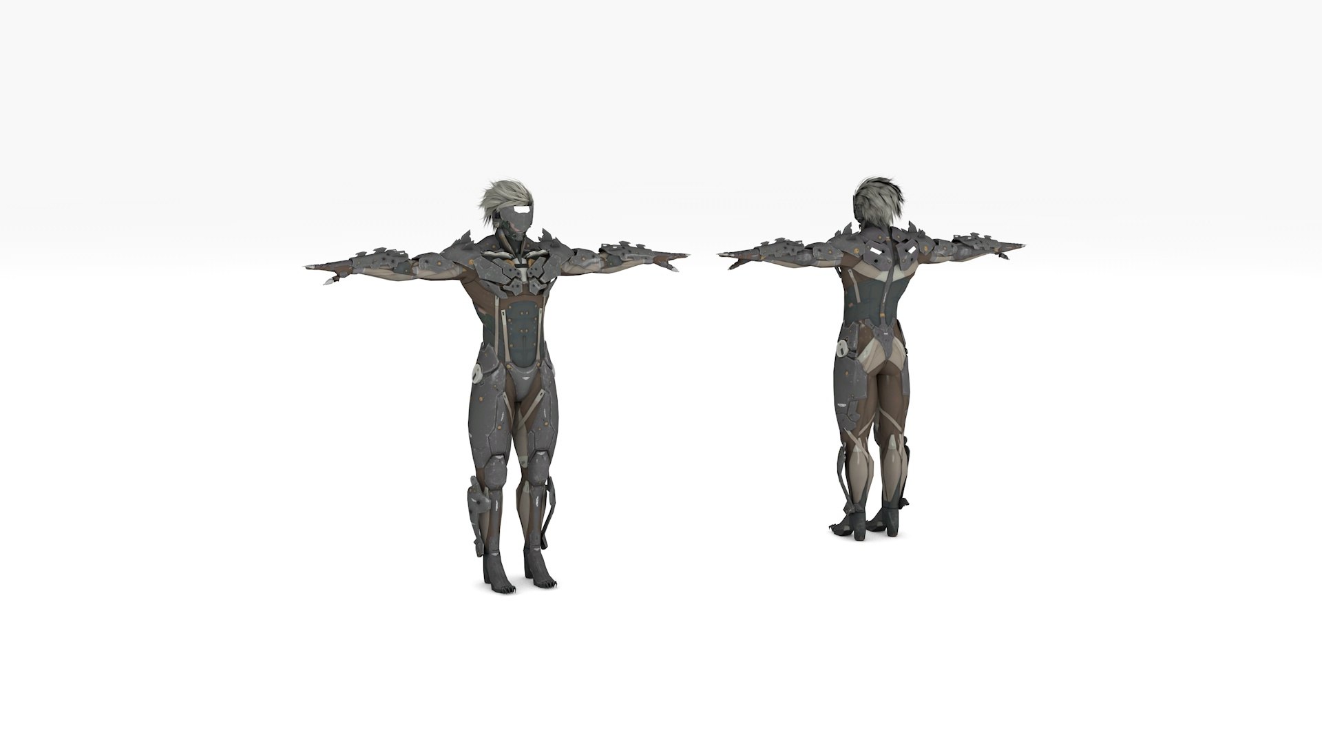 Cyber Raiden 3D - TurboSquid 2076152