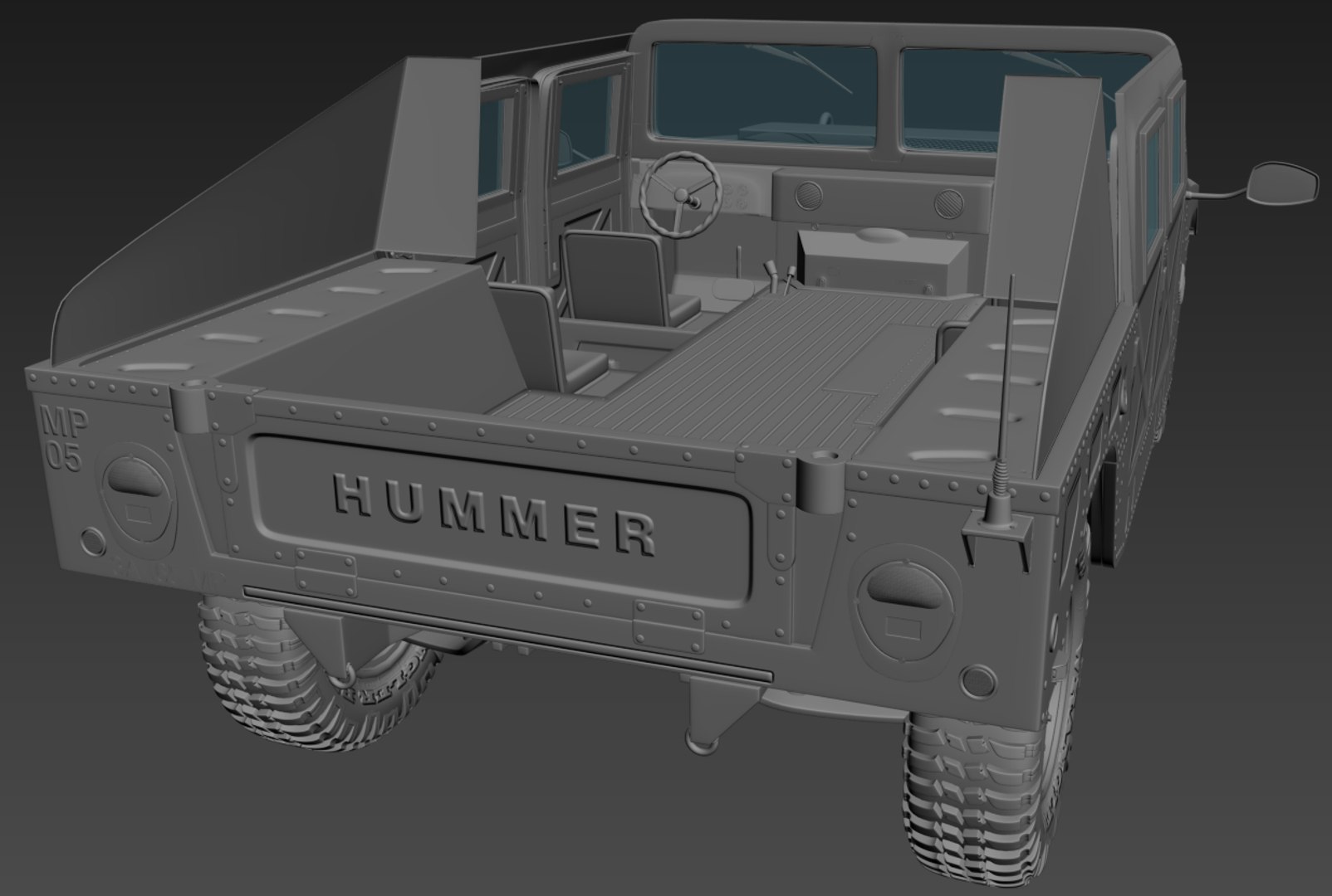 3D Model Hummer - TurboSquid 1173491